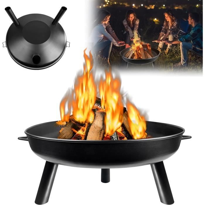 Brasero rond de 80 cm de[S141] - Cdiscount Jardin