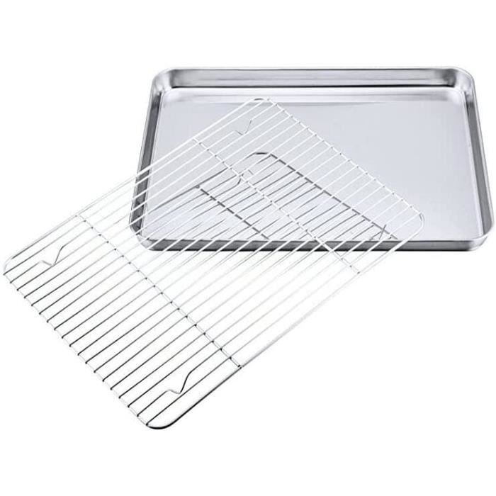Plateau de Cuisson avec Grille de Refroidissement, Plateau de four en ...