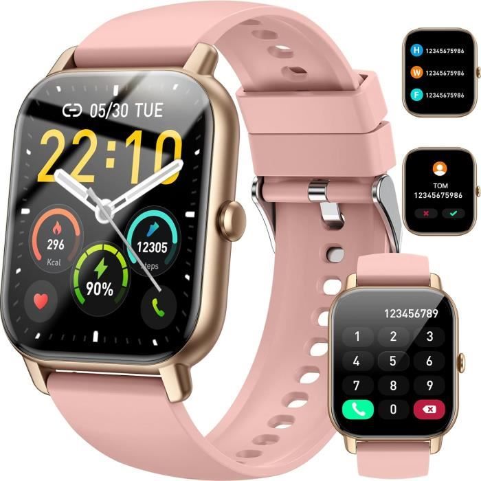 Montre Connectée Femme 1,85" Sport Smartwatch Numérotation Fonction D ...