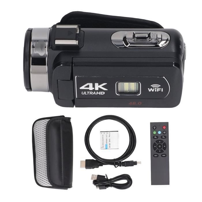 CET-Caméra numérique zoom 3.0'' 4K 48MP IPS écran tactile Caméras HD ...