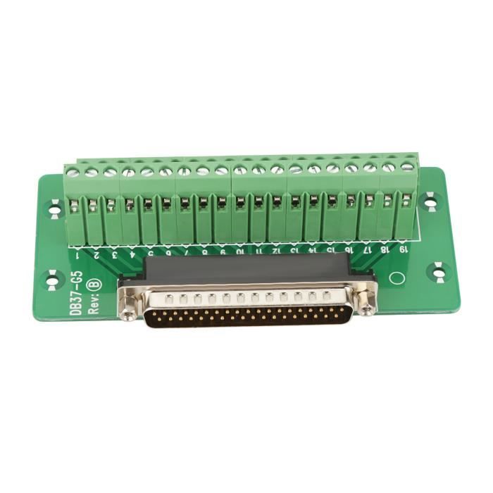 YOSOO Module de connexion de borne de rail DIN DB37, carte de connexion ...