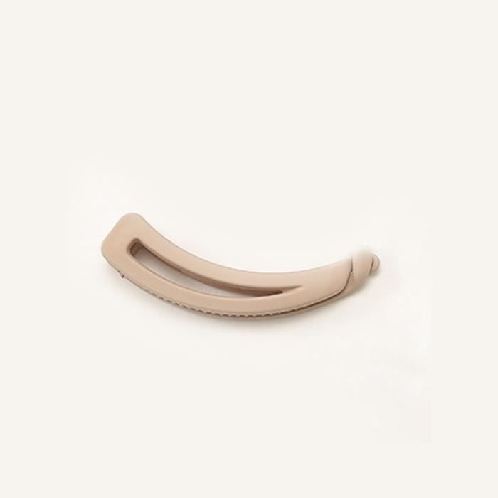 PINCE - BARRETTE,Beige--Pince à cheveux en forme de banane, épingle à ...