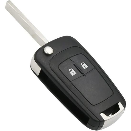 OBEST 2 Boutons Coques De Clé Pliez Coque de clé pour Opel Insignia ...