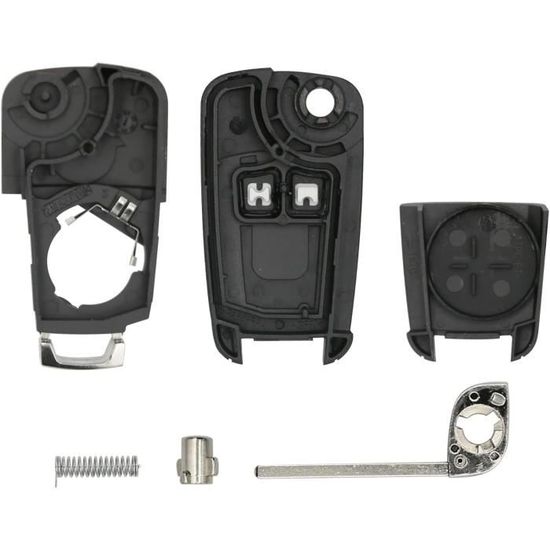 OBEST 2 Boutons Coques De Clé Pliez Coque de clé pour Opel Insignia ...