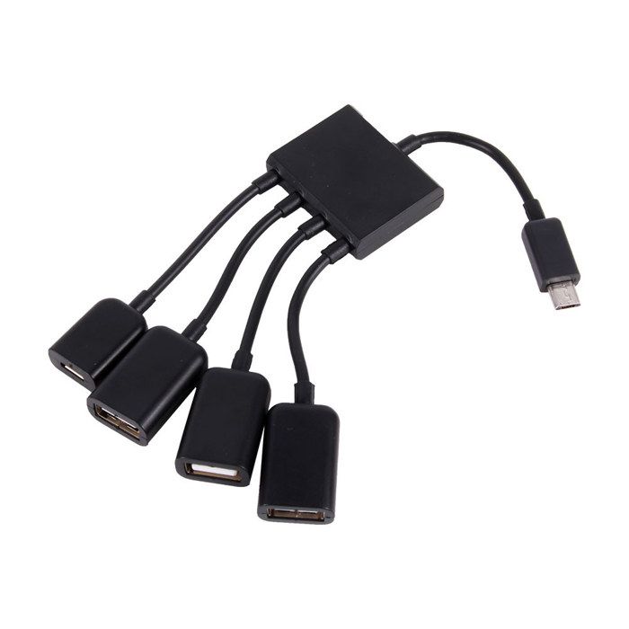 SHI- Micro USB OTG Host Hub Connector Câble adaptateur Host Host Micro ...
