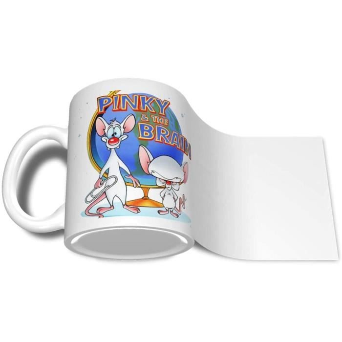 KEROTA Pinky and The Brain Color Mug Tasse en porcelaine Tasse 330 ml ...