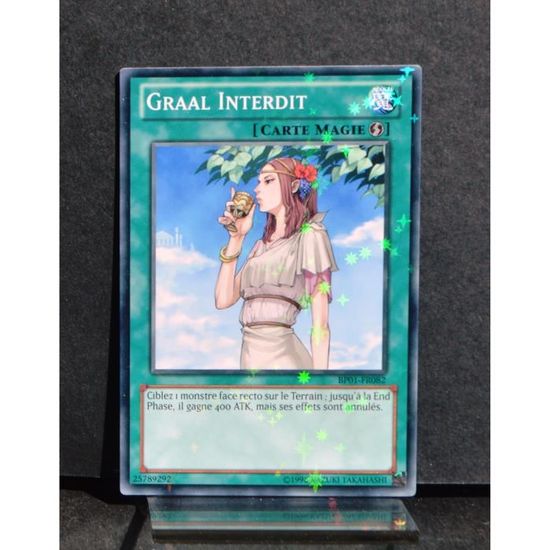 Carte YU-GI-OH BP01-FR082-ST Graal Interdit NEUF FR - Cdiscount Jeux - Jouets