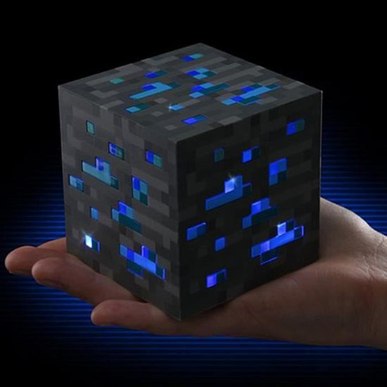 Minecraft lumière Nuit Cube Diamanterz 1-2-3 (Ore Diamond) - Cdiscount ...