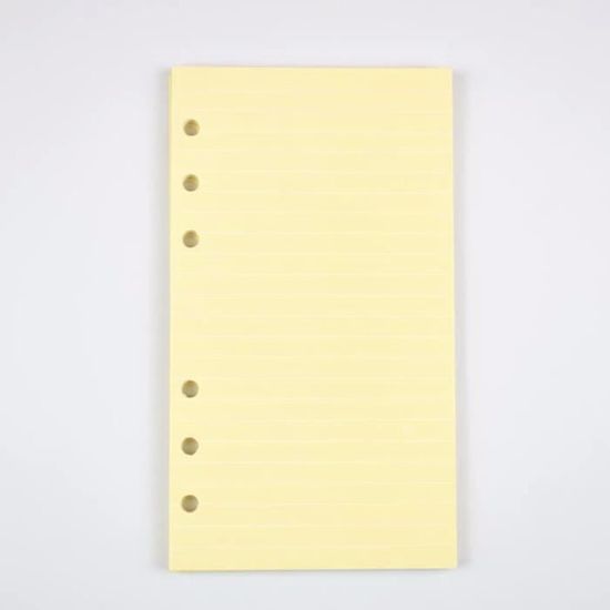 Feuillet mobile,40 feuilles de papier pour carnet,couleurs rose violet ...