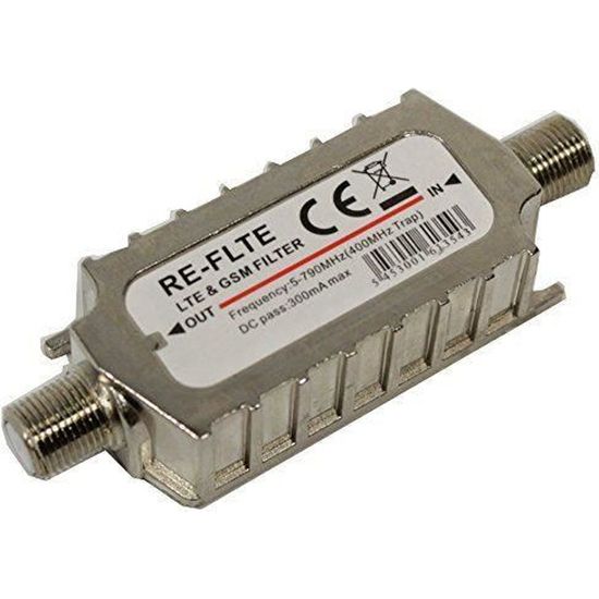 Cablematic -Filtre pour antenne TV TNT DVBT pour Téléphonie mobile LTE ...