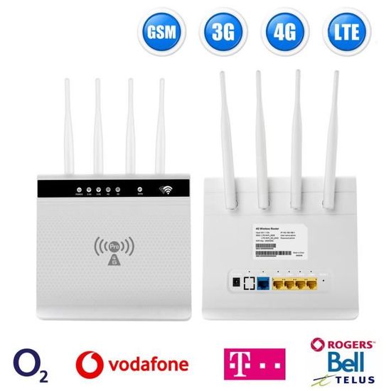 ROUTEUR LT280 Débloqué RJ11 Fonction Vocale 300Mbps 3G Sans Fil Lte ...