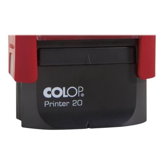 COLOP Printer 20-L Tampon auto-encreur rouge texte fixe COPY 14 x 38 mm poignée rouge ...