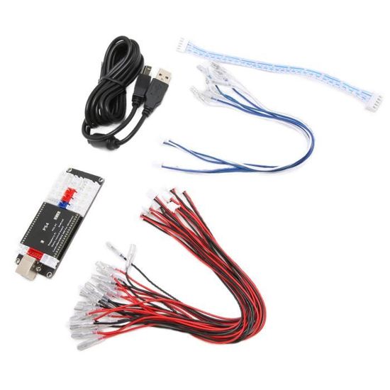 Keenso Encodeur d'arcade Arcade USB Encoder Zero Delay Game Controller DIY Code Board to ...