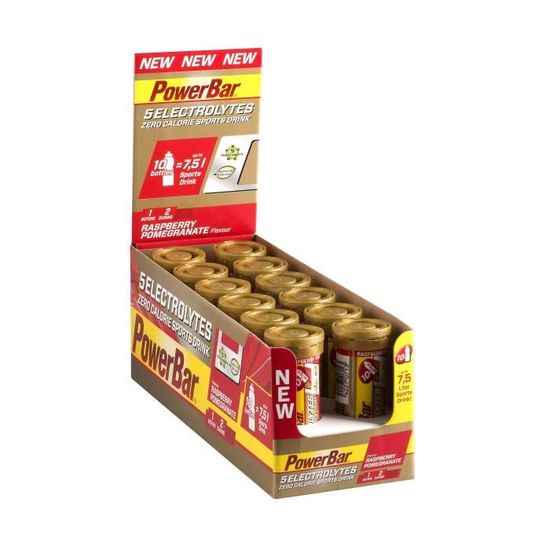 POWERBAR Boisson sport 5 Electrolytes - Zéro calorie - Framboise ...