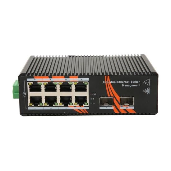 TMISHION Commutateur Gigabit Ethernet 8 ports Commutateur Ethernet Gigabit 8 ports Montage mural ...