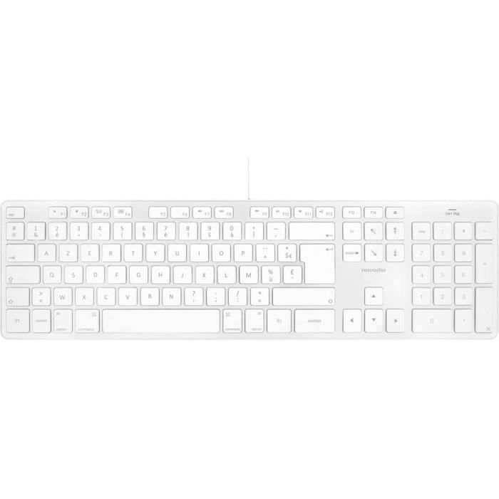 Touch Keyboard USB-A Argent - Clavier AZERTY Mac - Cdiscount Informatique