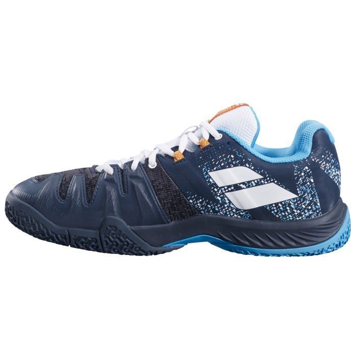Basket Babolat - 205878 Grey Scuba Blue - Cdiscount Chaussures