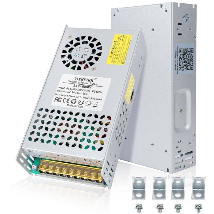 CC 24V 25A 600W Alimentation Transformateur 220V CA à 24V CC Convertisseur 25A 600W Alimentation ...