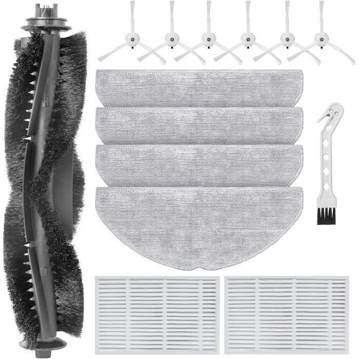 Kit d'Accessoires pour Vyzzle D10 / Laresar L10 / ILIFE V20 / Lydsto R1D Edge/Roidmi Eve Rook S ...