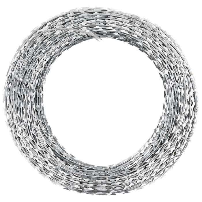 Prix bas - Fil barbelé BTO-22 Acier galvanisé 150 m （733501890517 ...