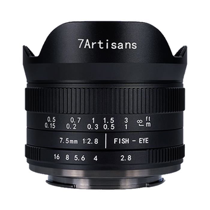 7.5mm-F2.8 II-Nikon Z-7artisans – objectif Fisheye Ultra grand Angle 7 ...