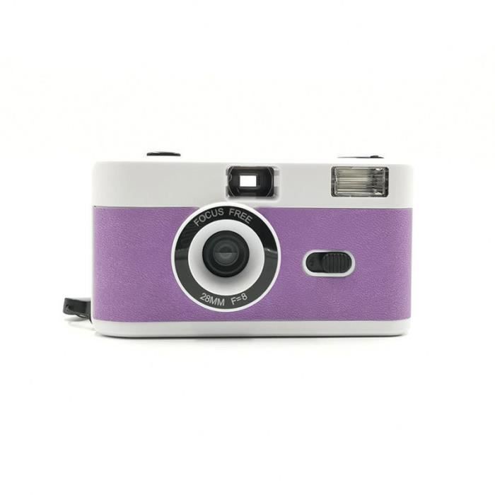 Appareil photo argentique AIHONTAI - Blanc Violet - Film couleur 8exp ...