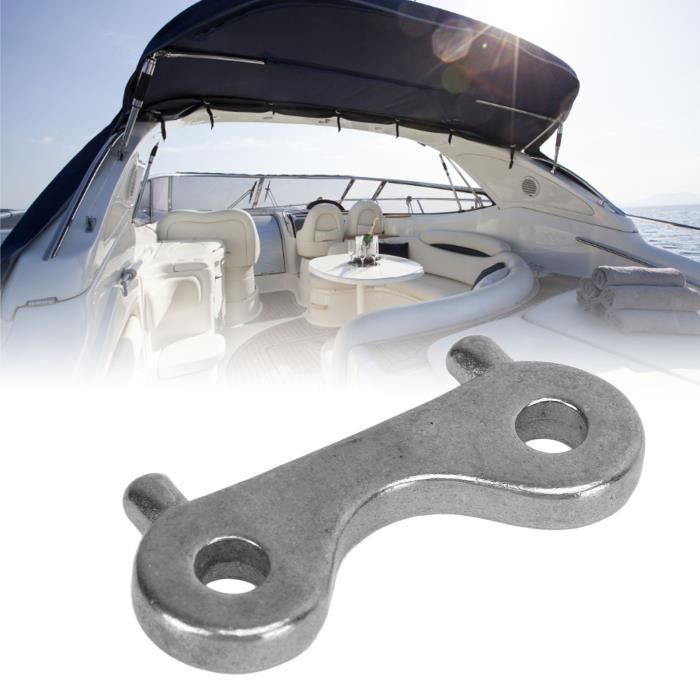2PCS Marine Deck Fill Plate Key Stainless Steel Boat Gas Water Fuel ...