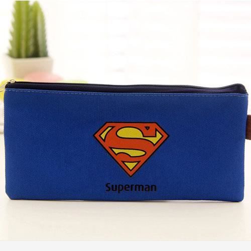 Superman - Sac à crayons de grande capacité en tissu Oxford, Kawaii ...