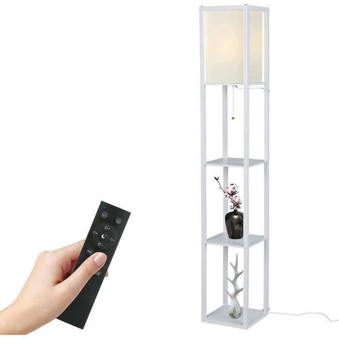 LIWI-Lampe sur pied avec étagère en bois avec télécommande 1,6 m ... LIWI-Lampe sur pied avec étagère en bois avec télécommande 1,6 m ...