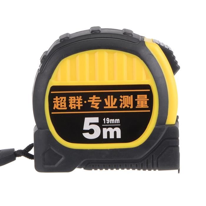 Mètre Ruban Auto-Bloquant De 5 M - Règle Métrique Rétractable En Acier ...