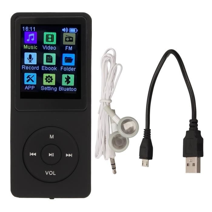 Lecteur MP3 - GOTOTOP - Modèle Ultra - Écran LCD 1,8 pouces - Support ...