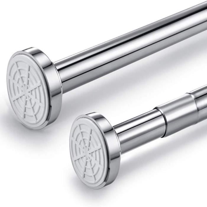 Tringle à rideau télescopique - JORMFTTE - 38 cm - Acier inoxydable ...