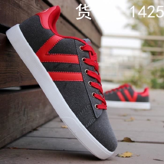 WeilaodansiBaskets Chaussures Homme rouge - Cdiscount Chaussures