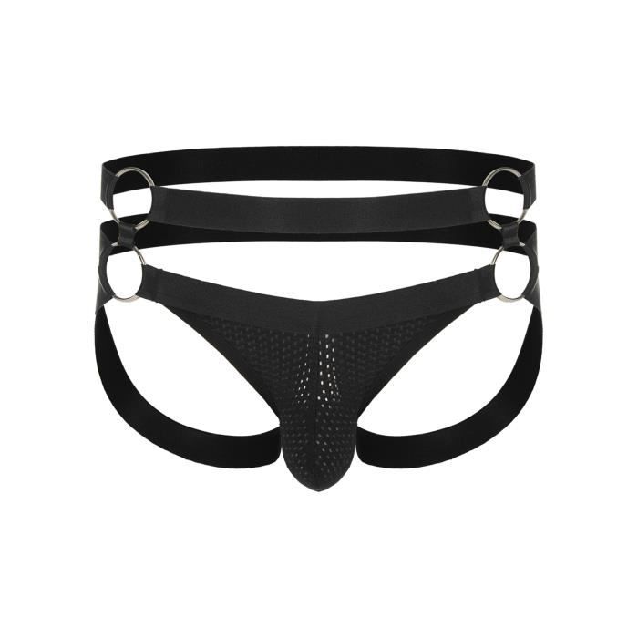 Freebily String Hommes Bulge Pouch Thong Tanga Taille Basse T-Back Sexy ...