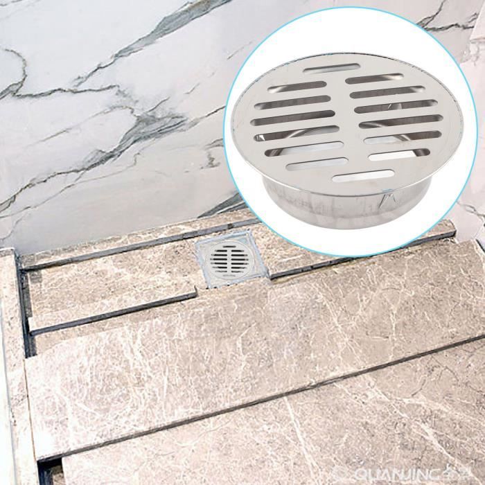 Mxzzand Siphon de sol Drain de sol anti-blocage pour balcon en acier ...