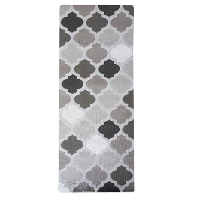 OREVA Tapis de couloir style scandinave - 100% polypropylène heatset ...
