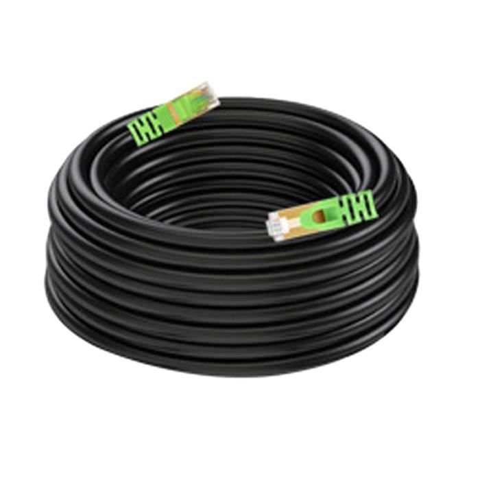 Câble Ethernet, Câble RéSeau Cat7 éTanche ExtéRieur Anti-InterféRence ...