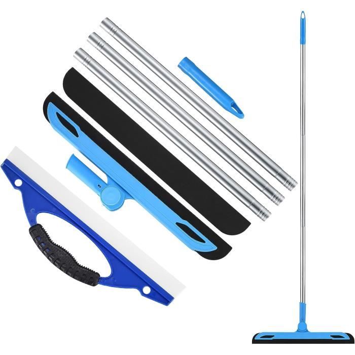 Balai Raclette Sol avec Manche, Raclette d'eau pour Fenêtre, Balai ...