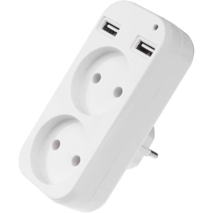 Prise De Conversion 2 Positions Double Prise Murale Prises De Panneau ...