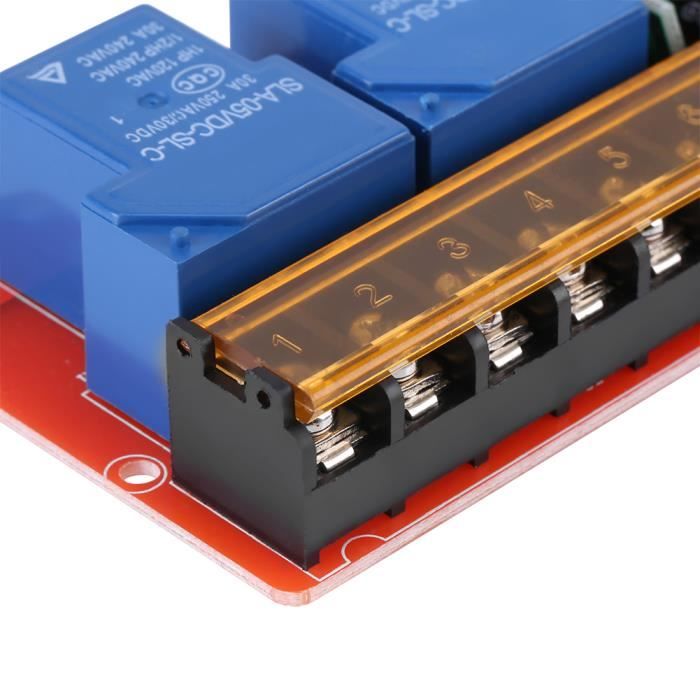 VBESTLIFE Relais Relay, AC 100-250V 30A 4 channel high low relay ...