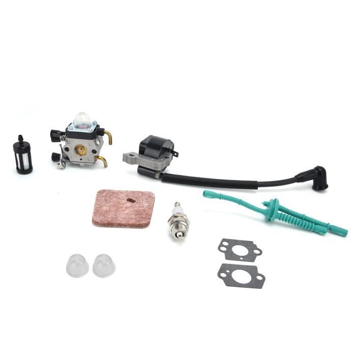 VINGVO Carburateur de coupe Kit de bobine d'allumage de carburateur pour pièces de tondeuse ...