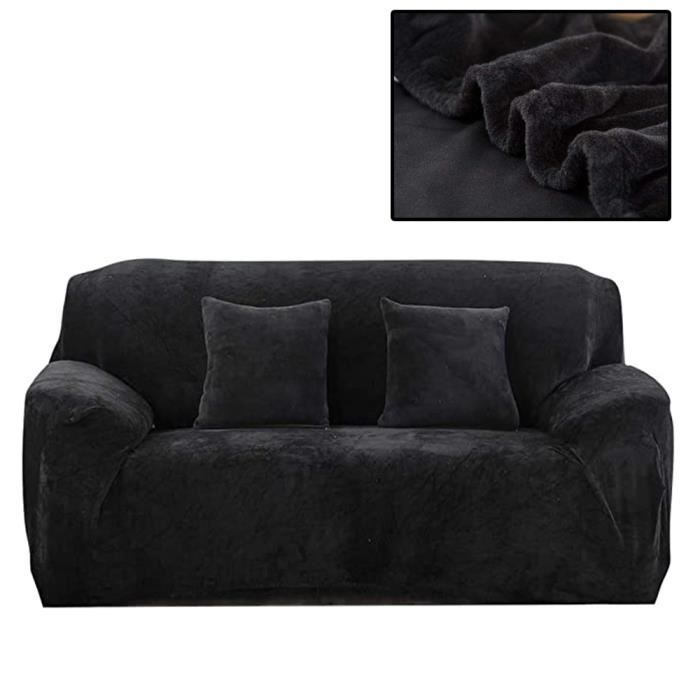 Housse de Canapé Extensible,1 Pièce Velours Revêtement de Canapé ...