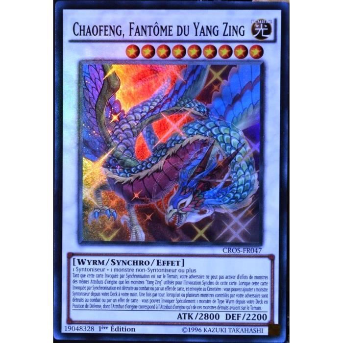 Carte YU-GI-OH CROS-FR047 Chaofeng, Fantôme Du Yang Zing FR - Cdiscount ...