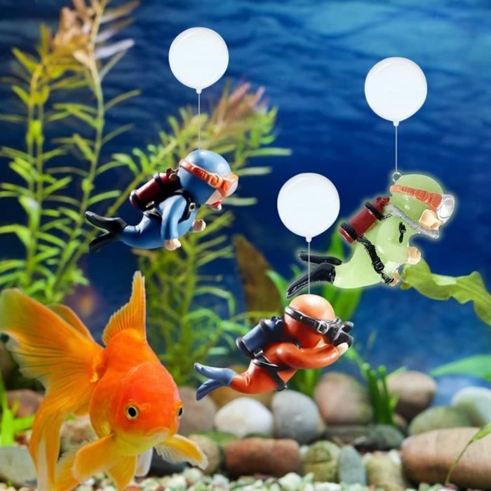 Miniature Diver Figurines, Aquarium Diver Figurine Resin Model ...
