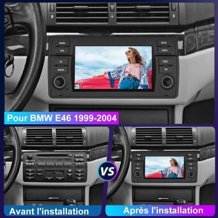Junsun Autoradio Android 12 2Go+64Go pour BMW E46 Rover 75 MG ZT ...
