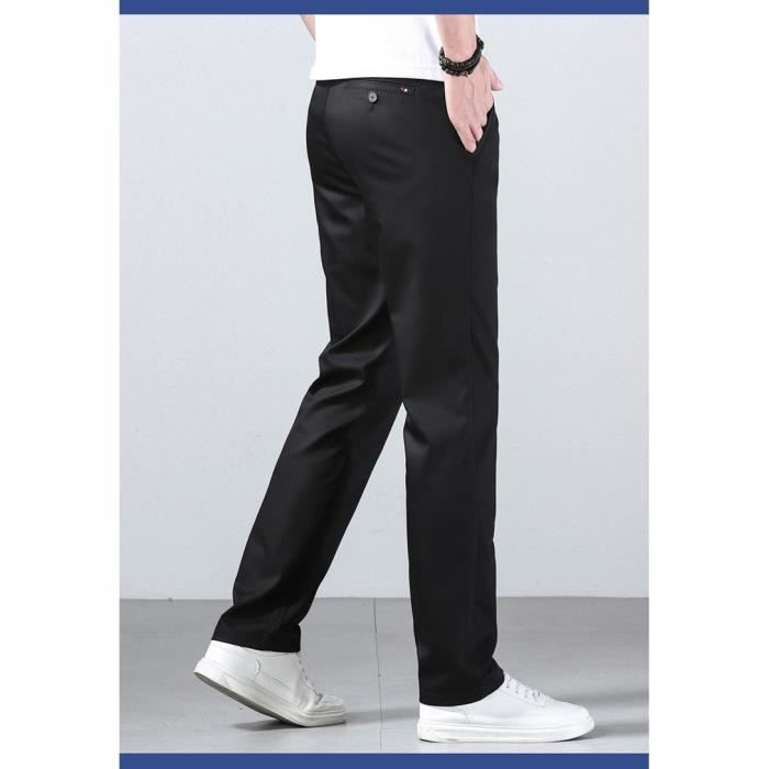 Pantalon Homme Été Regular Fit Grande Taille Jambe Droite INSFITY ...