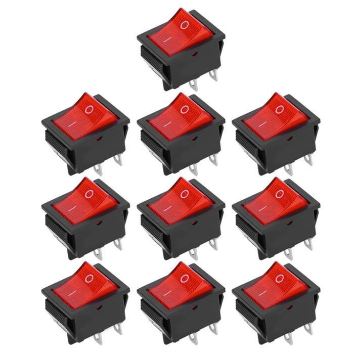 Interrupteur à 2 positions Interrupteur à bascule KCD4, interrupteur ...