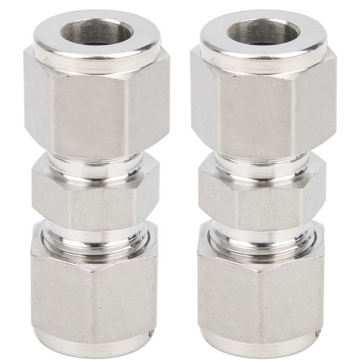 Cikonielf raccord pour tube de compression Adaptateur de tube droit à ...