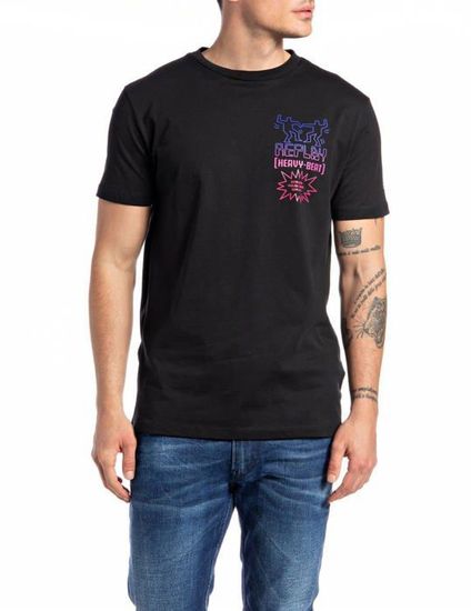 T-shirt Replay - M6304 .000.22980P - T- Shirt Homme Noir - Cdiscount ...