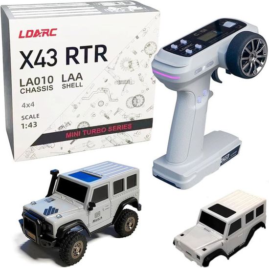 Ldarc 1:43 Scale Mini Rc Crawler Rtr Rc Rock Truck 4X4 2.4Ghz Hobby ...
